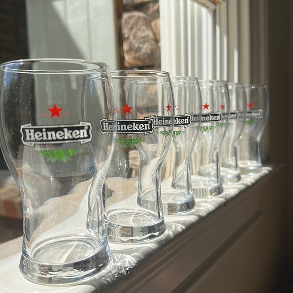 Heineken | Kitchen | Heineken Branded 2 Pint Glasses | Poshmark